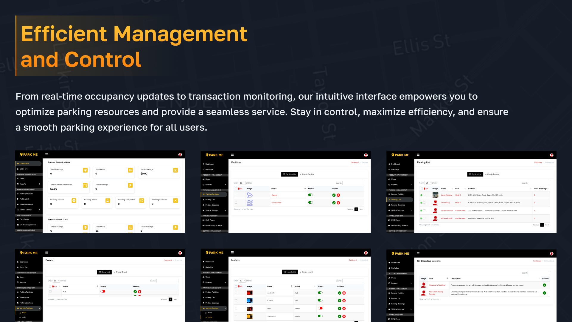 ParkMePRO - Flutter Complete Car Parking App with Owner and WatchMan app by siddhiinfosoft